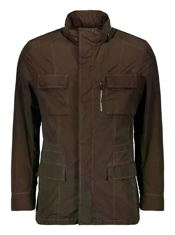 MOORER Manolo Multi-pocket Jacket - Brown