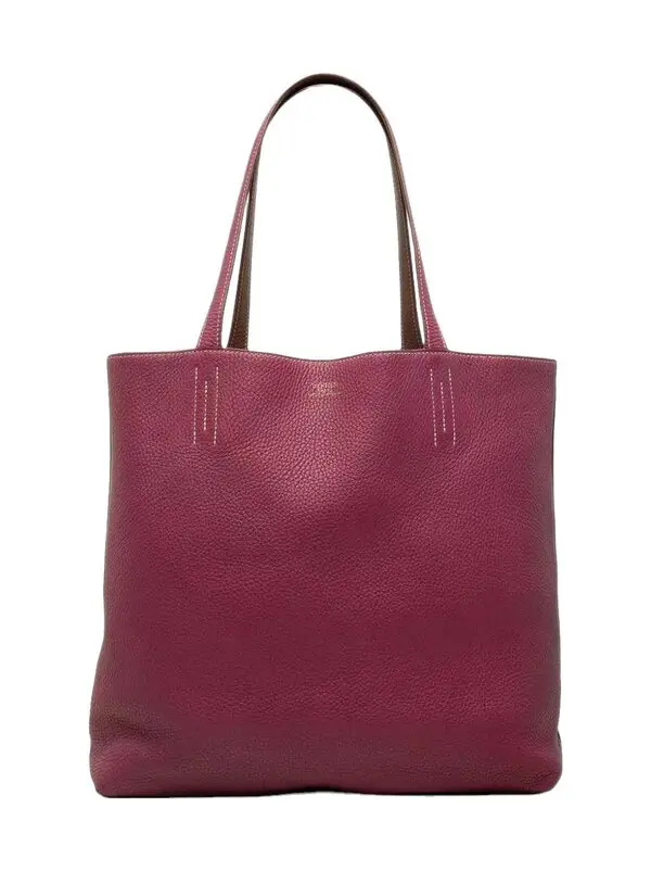 Hermès Clemence Double Sens 36 Tote Bag - Pink