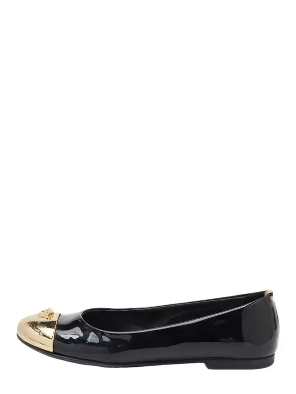 Versace Medusa Cap-toe Ballet Flats - Black