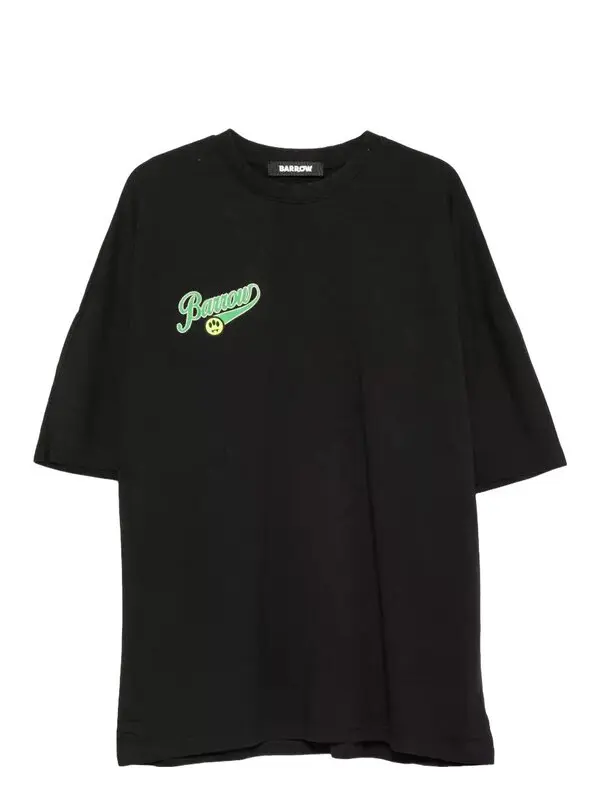 BARROW Logo-print Short-sleeve T-shirt - Black
