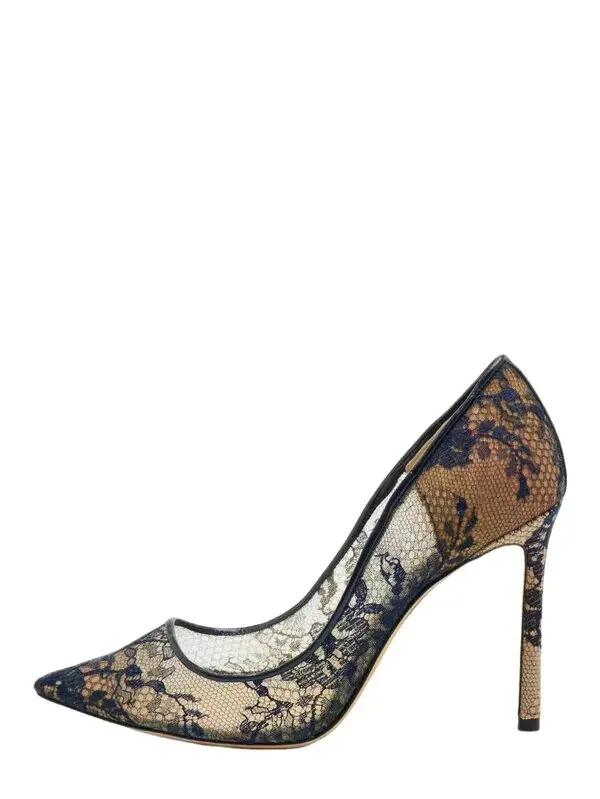 JIMMY CHOO Romy Lace Pumps - Neutrals