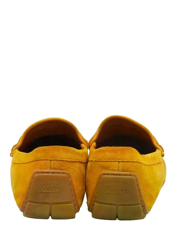 Gucci Interlocking G Driving Loafers - Yellow