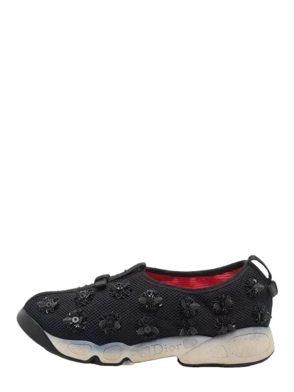 Dior Fusion Embellished Sneakers - Black