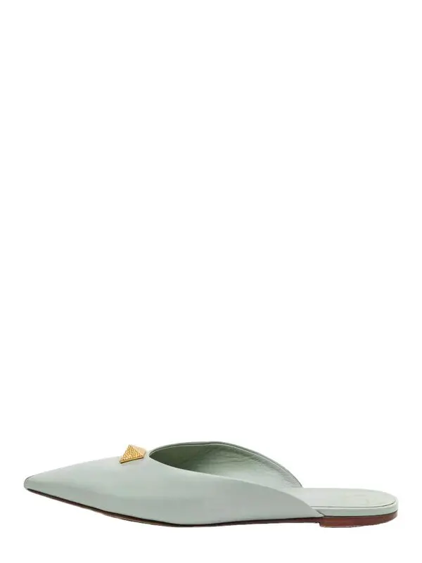Valentino Garavani Rockstud Pointed-toe Mules - Green
