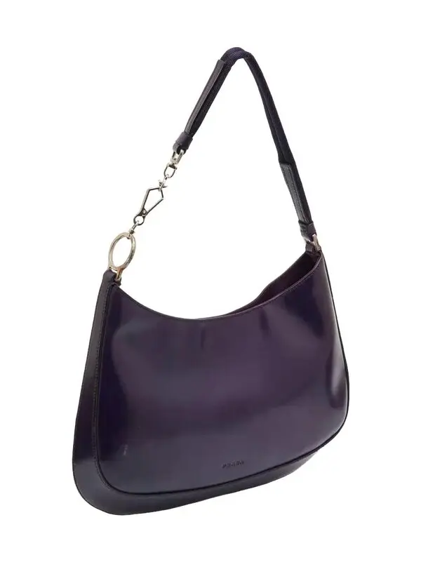 Prada Spazzolato Cleo Tote Bag - Purple