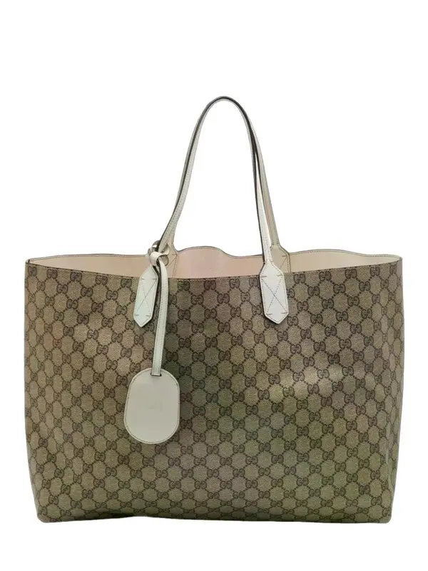 Gucci Gg Supreme Reversible Tote Bag - Neutrals