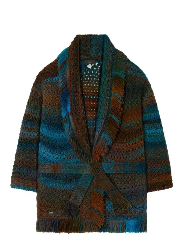 Alanui Kauai Shades Belted Cardigan - Brown