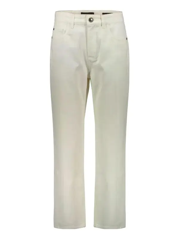 MOORER Straight-leg Five-pocket Jeans - White