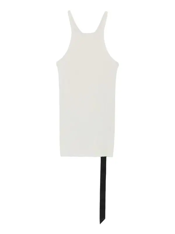 Rick Owens Ribbed Racer-back Tank Top - Neutrals
