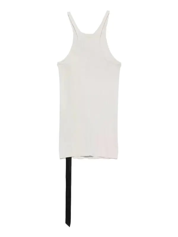 Rick Owens Ribbed Racer-back Tank Top - Neutrals