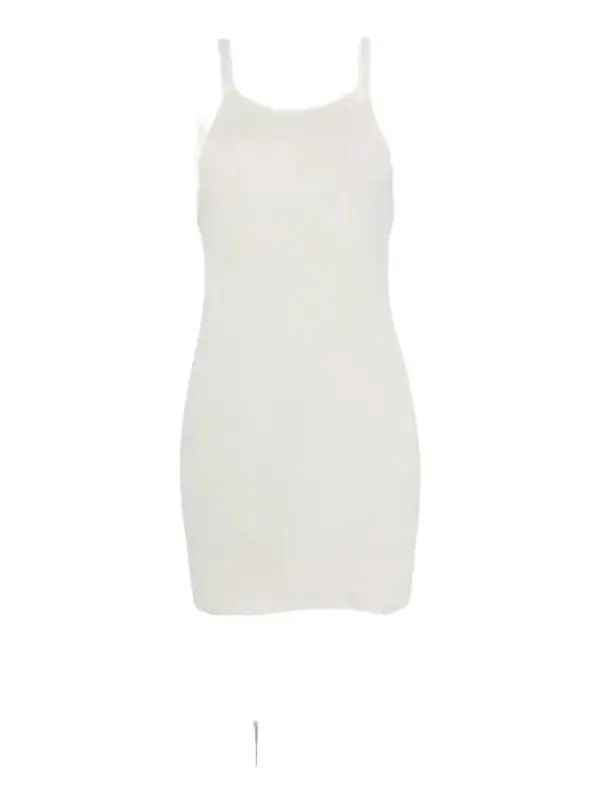Rick Owens Ribbed Racer-back Tank Top - Neutrals