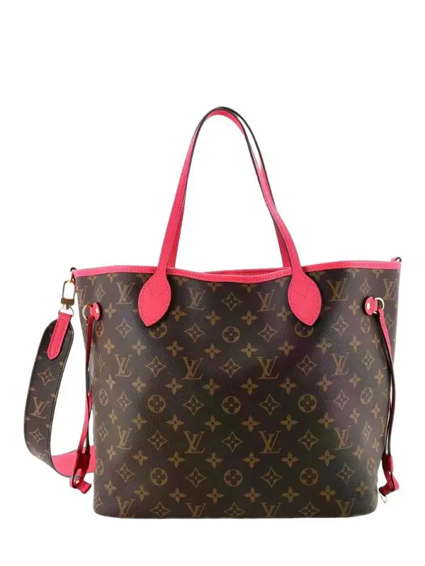 LOUIS VUITTON Monogram Canvas And Textile Mm Tote Bag - Brown