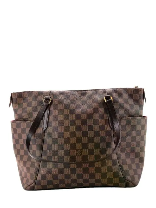 LOUIS VUITTON Damier Mm Tote Bag - Brown