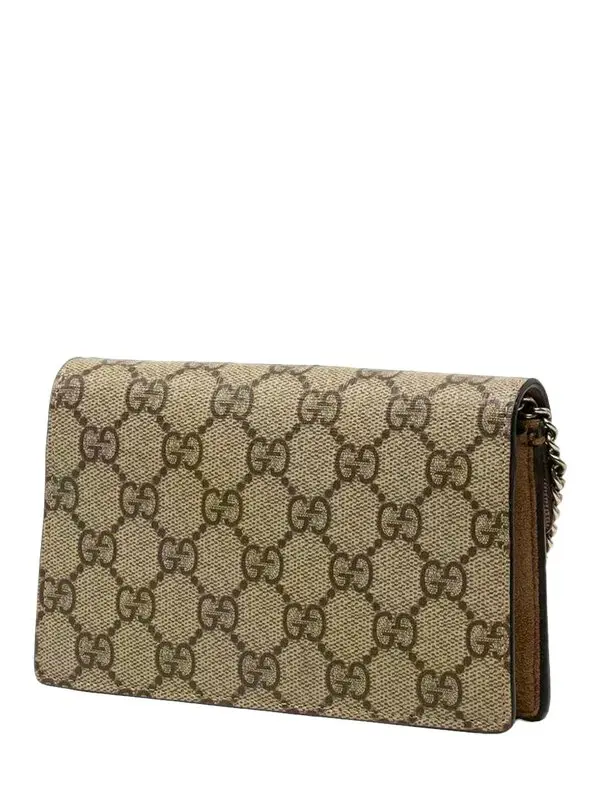 Gucci Mini Gg Supreme Dionysus Crossbody Bag - Neutrals
