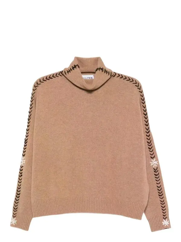 KUJTEN Thea Snow Sweater - Brown