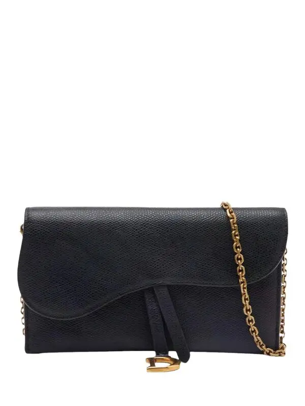 Dior Saddle Chain-strap Cross Body Bag - Black