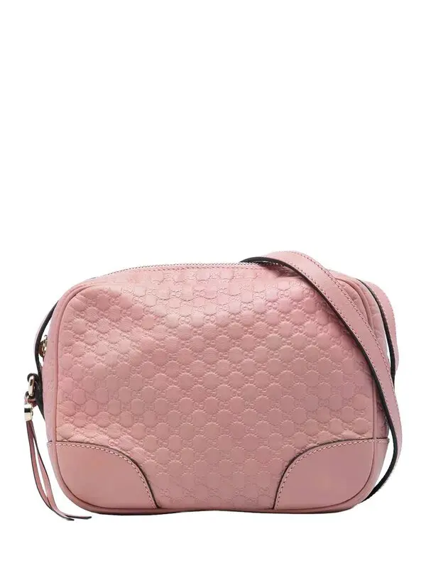 Gucci 2016-2026 Microguccissima Bree Crossbody Bag - Pink