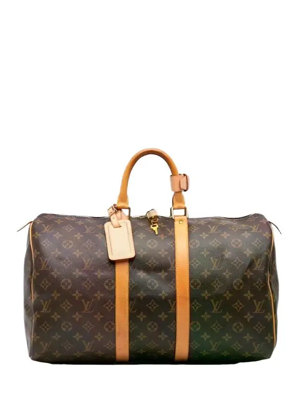 LOUIS VUITTON 2006 Monogram Keepall 45 Travel Bag - Brown