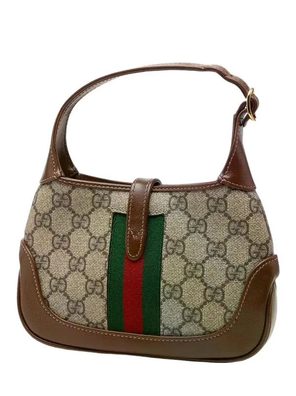 Gucci Mini Gg Supreme Web Jackie 1961 Crossbody Bag - Neutrals