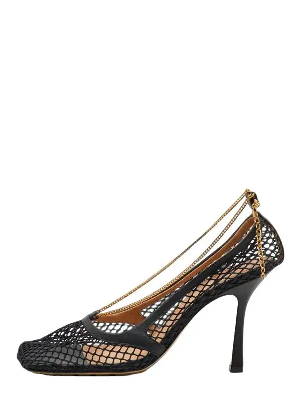 Bottega Veneta Stretch Chain Pumps - Black