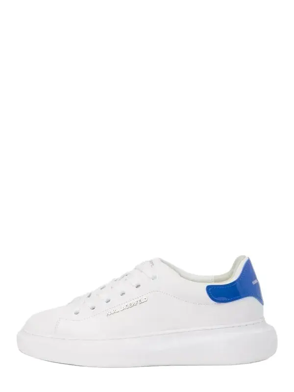 Karl Lagerfeld Kore Leather Sneakers - White