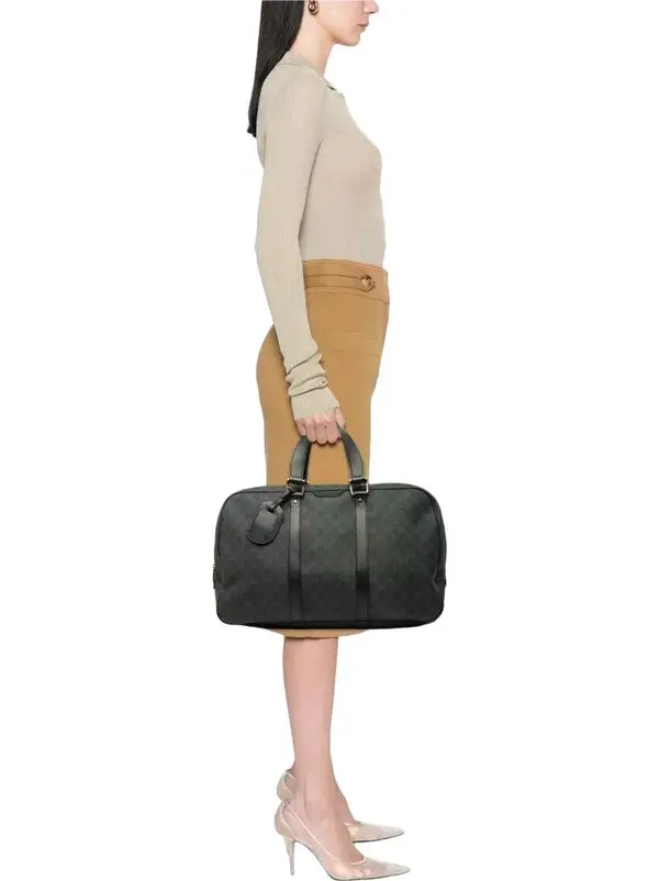 Gucci Gg Supreme Travel Bag - Black