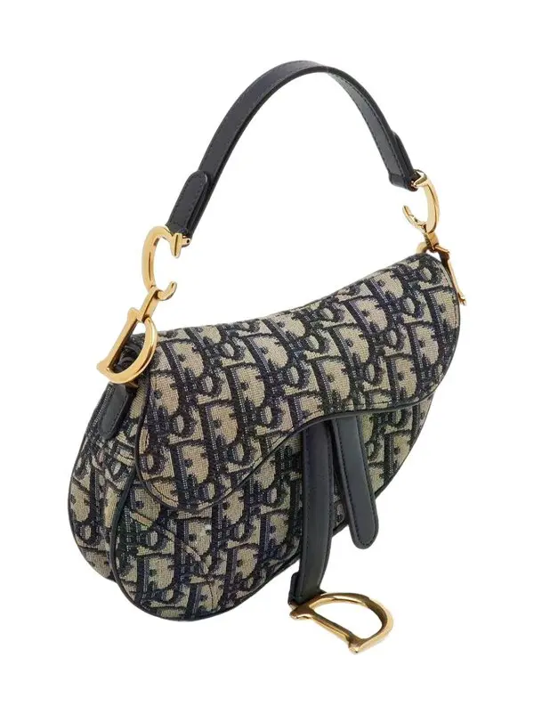 Dior Saddle Oblique Mini Tote Bag - Neutrals