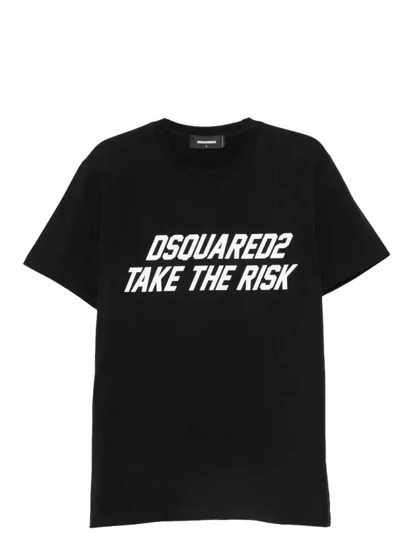 Dsquared2 Slogan-print T-shirt - Black