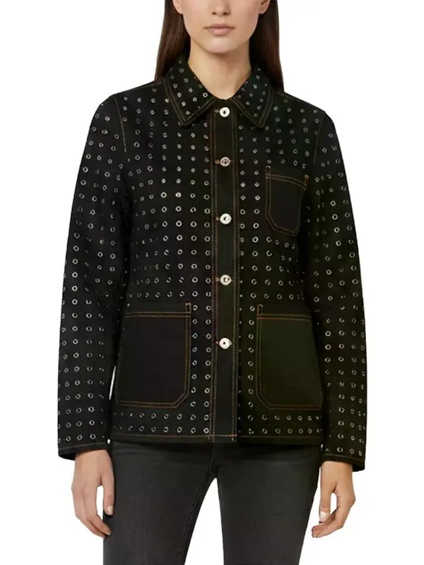 Dior Riveted Button-front Jacket - Black