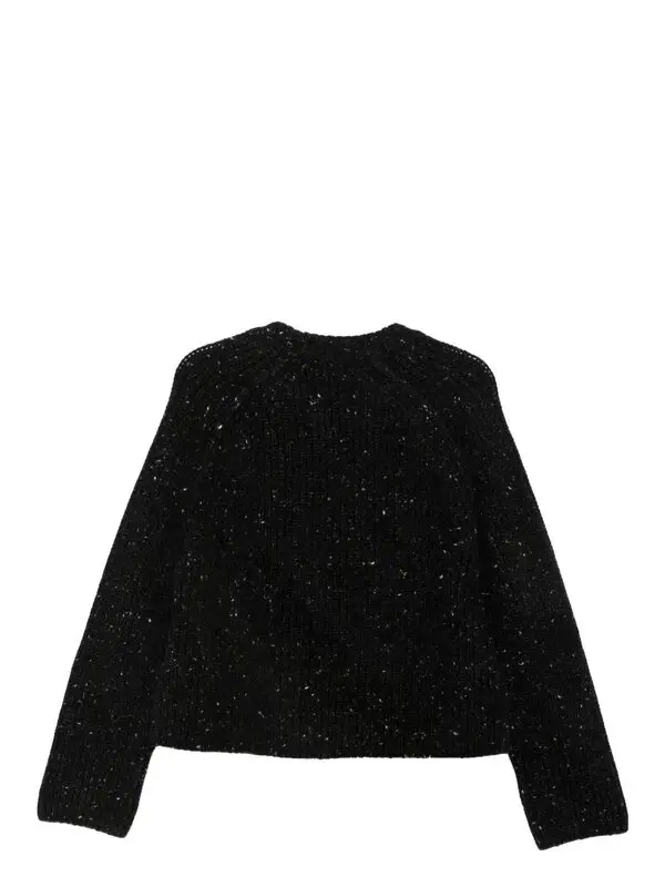 Christian Wijnants Chunky Knit Raglan Sleeve Sweater - Grey