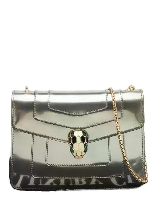 BVLGARI Serpenti Forever Shoulder Bag - Silver
