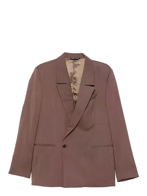 COSTUMEIN Double-breasted Blazer - Brown