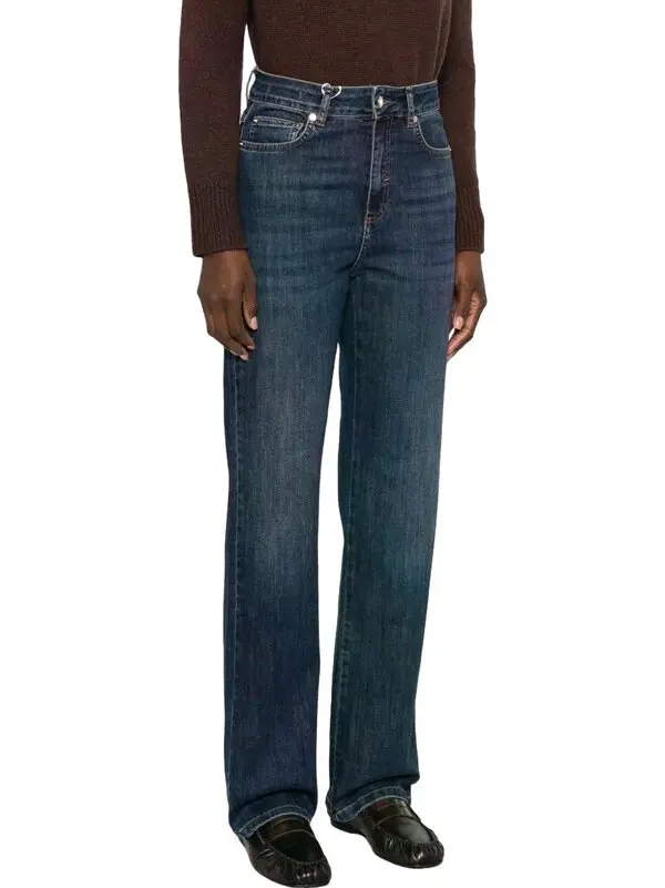 I BLUES Belt-loops Jeans - Blue