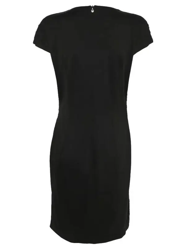 Just Cavalli Sequin-embellished Stretch-knit Midi Dress - Black
