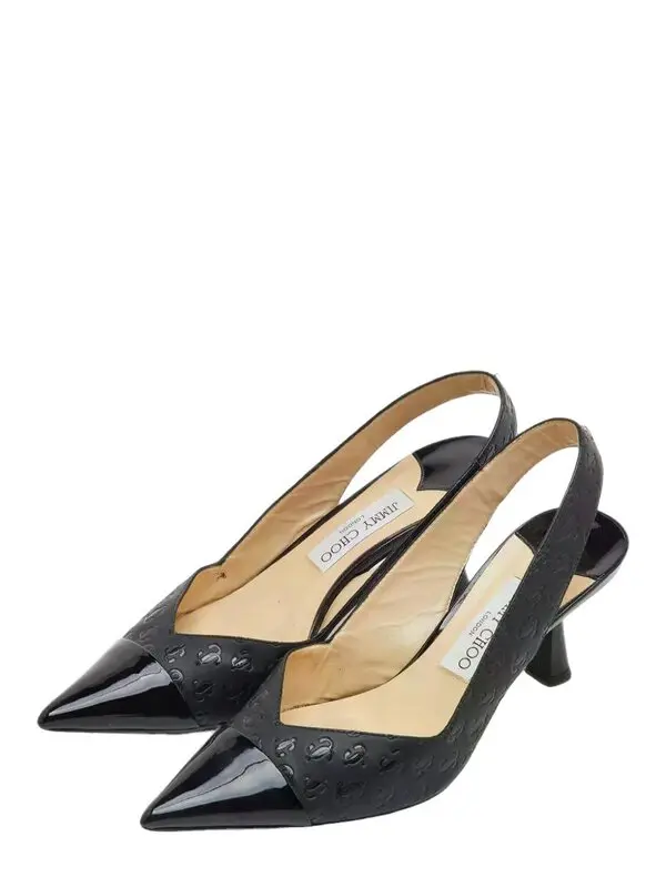 JIMMY CHOO Liya Pointed-toe Slingback Pumps - Black