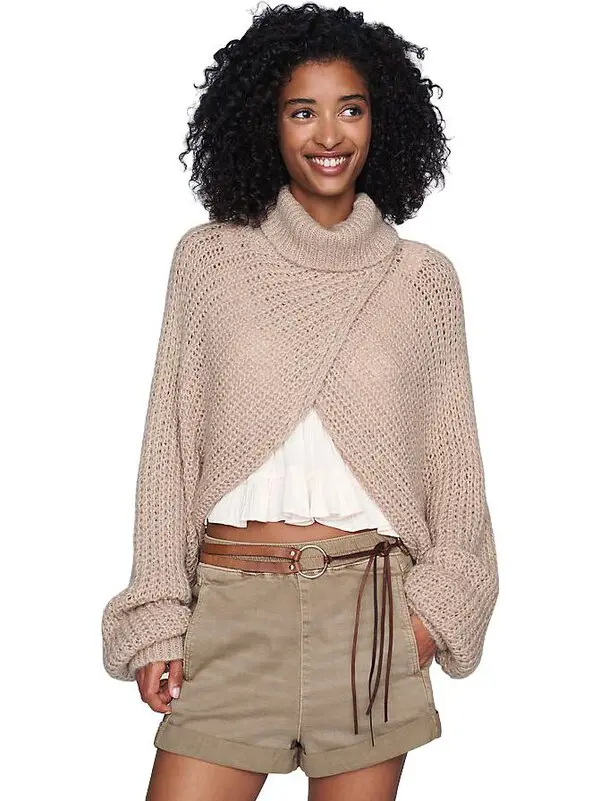 PILCRO Izzie Relaxed Pull-on Shorts - Sepia