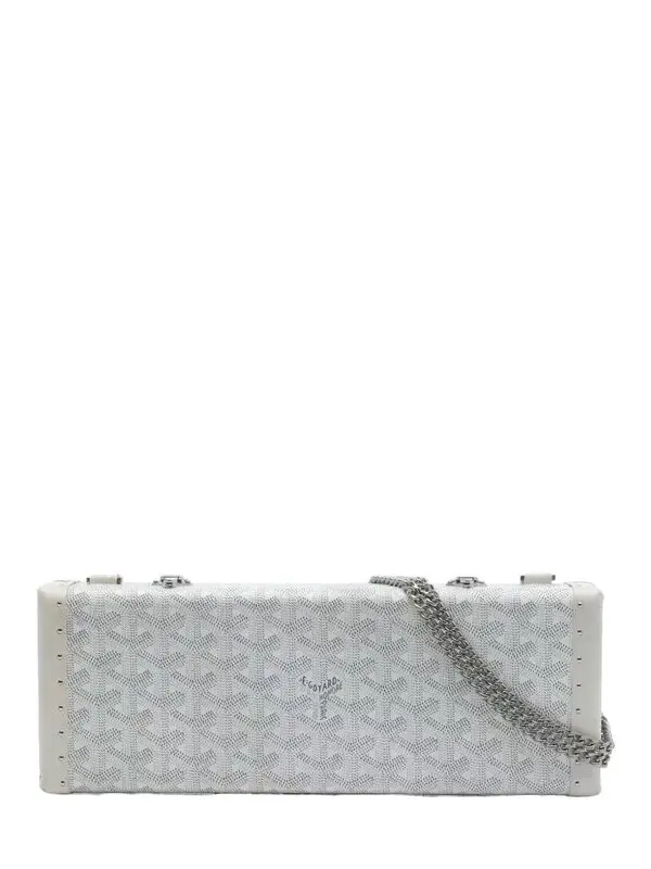 Goyard 2021-2026 Ine Saint Honore Trunk Bag - White