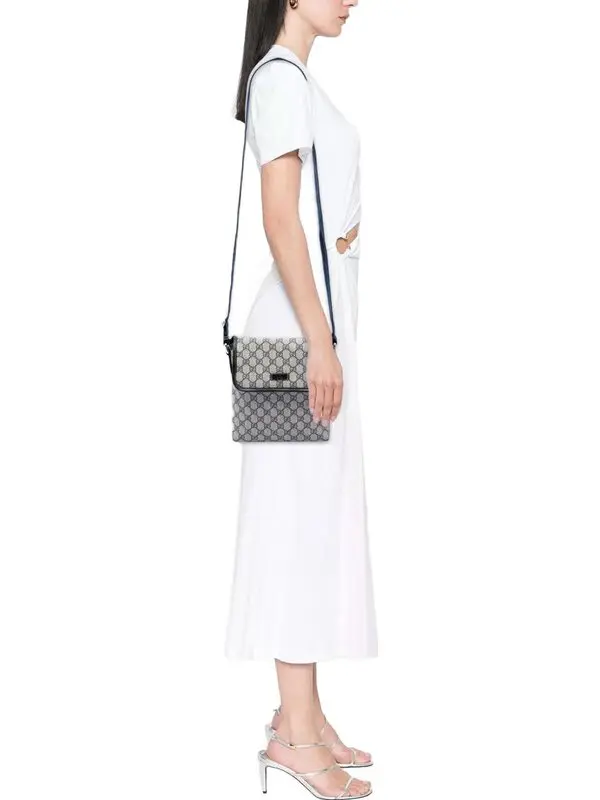 Gucci 2016-2026 Gg Supreme Crossbody Bag - Neutrals
