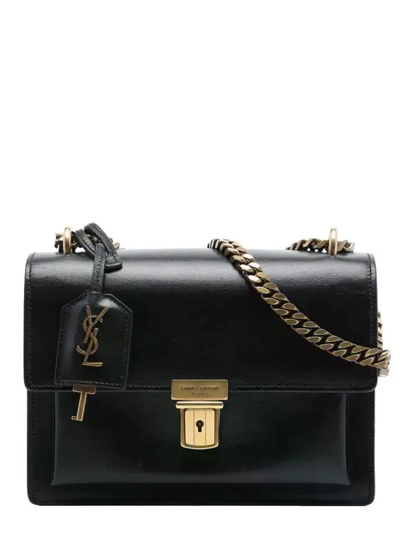 Saint Laurent Calfskin High School Crossbody Bag - Black