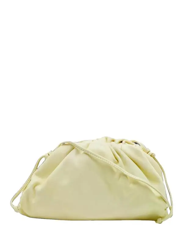 Bottega Veneta The Pouch Gathered Clutch Bag - Neutrals