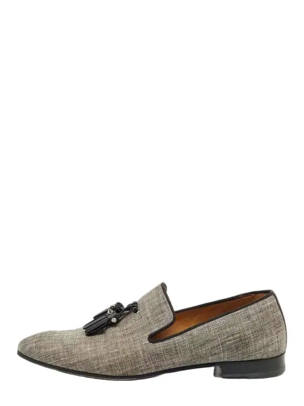 CHRISTIAN LOUBOUTIN Dandelion Tassel Loafers - Grey