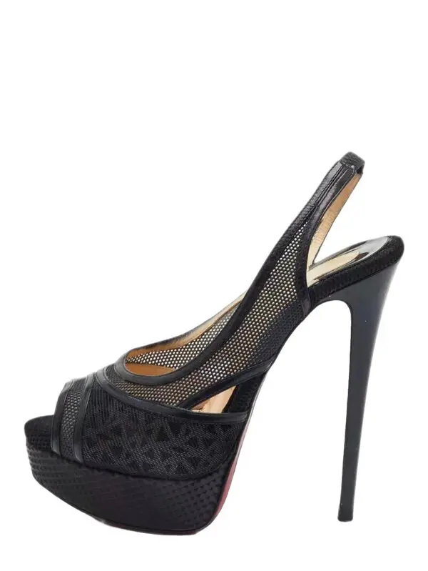 CHRISTIAN LOUBOUTIN Marina Slingback Sandals With Platform - Black