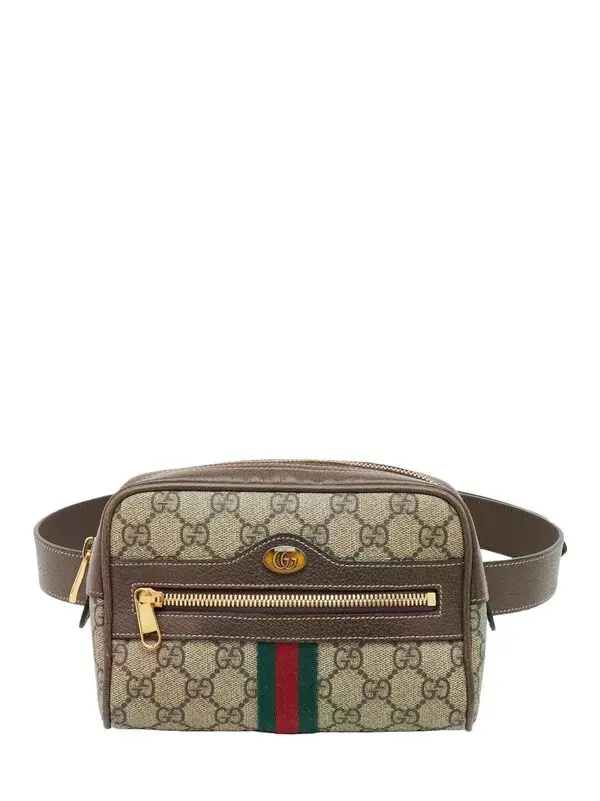 Gucci Ophidia Gg Supreme Belt Bag - Neutrals