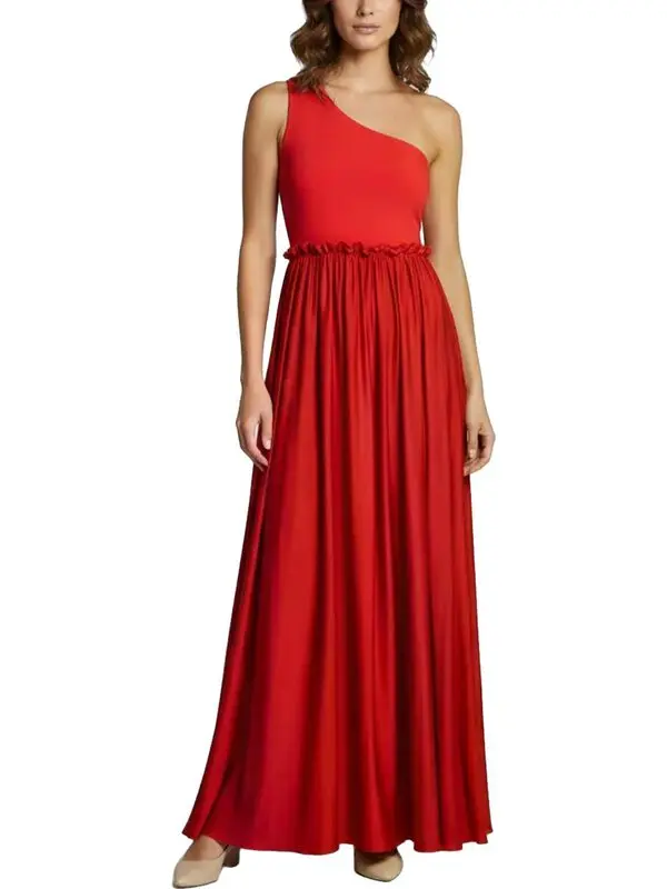LANVIN One-shoulder Maxi Dress - Red