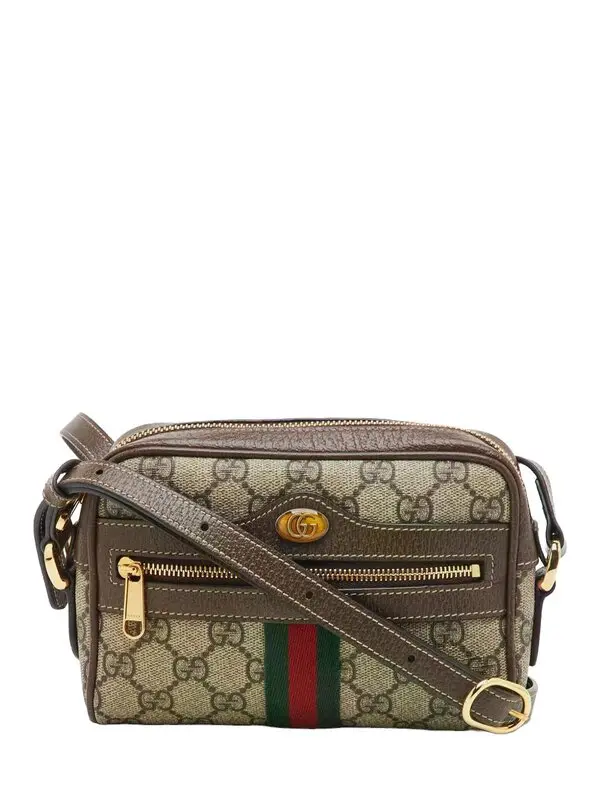 Gucci Ophidia Gg Supreme Shoulder Bag - Neutrals