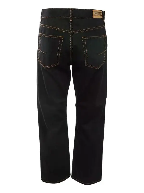 Dior Cropped Jeans - Black