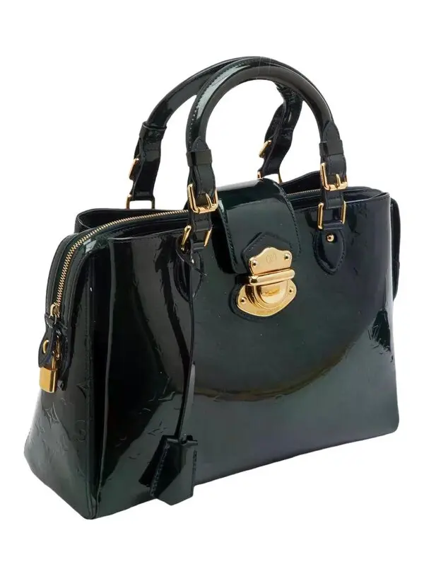 LOUIS VUITTON Melrose Avenue Monogram Vernis Tote Bag - Green
