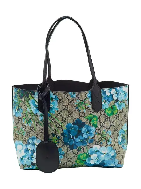 Gucci Blooms Gg Supreme Reversible Tote Bag - Neutrals