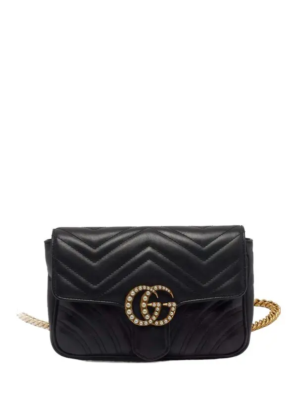Gucci Gg Marmont 2.0 Matelassé Belt Bag - Black