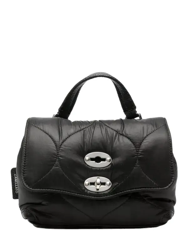 ZANELLATO Quilted Postina Clutch Bag - Black